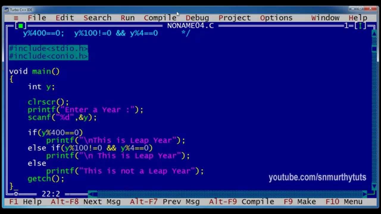 How To Calculate Leap Year In C Language Haiper